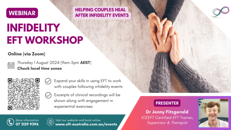 EFT Infidelity Workshop Online - Helping Couples Heal After Infidelity Events August 2024 ...